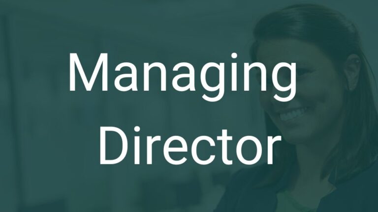 Managing Director: Aufgaben, Unterschiede zu CEO & Pflichten